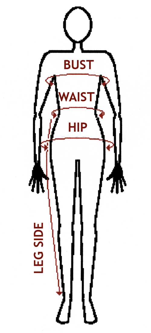 Measurements And Sizesheets Fashion Freaks